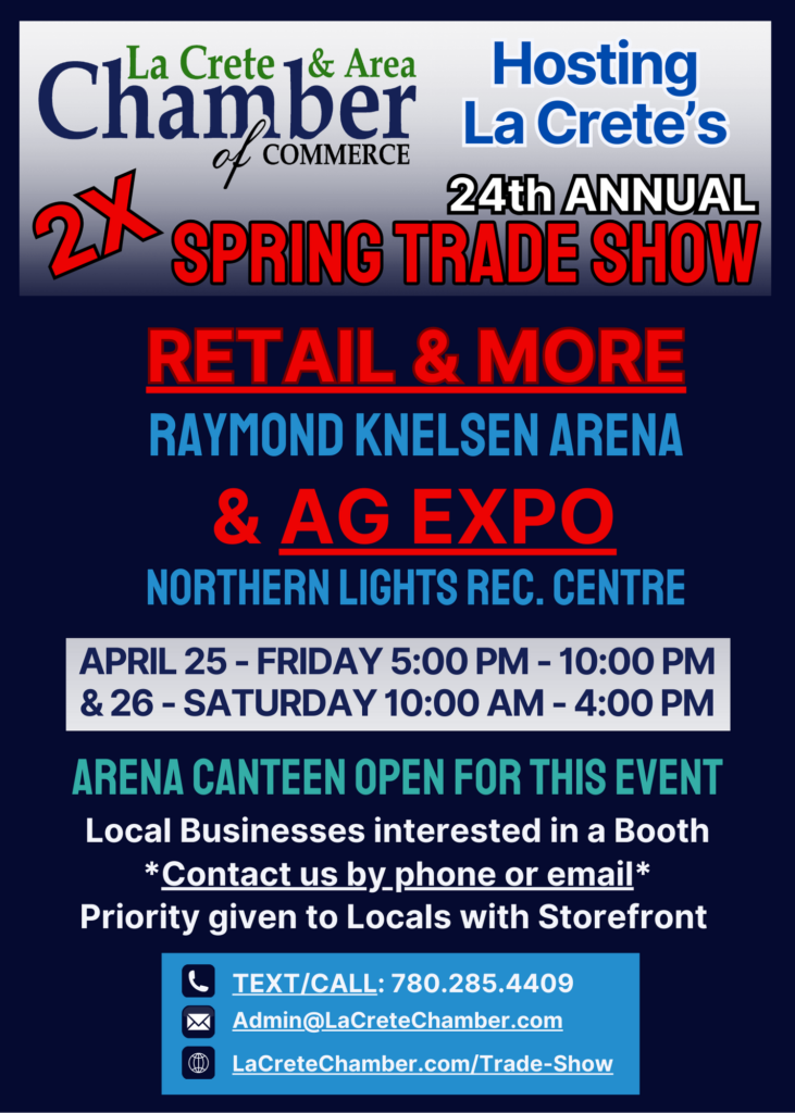 Trade Show | La Crete & Area Chamber of Commerce